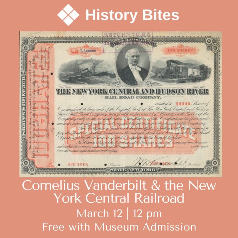 History Bites | Cornelius Vanderbilt & the New York Central Railroad ...